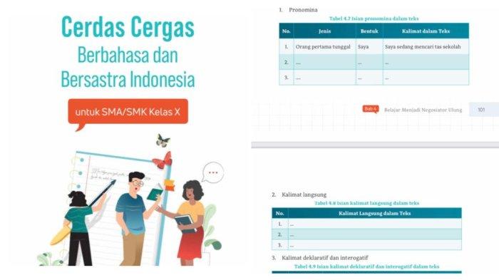 Jawaban Bahasa Indonesia Kelas 10 Hal 101 102 Kurikulum Merdeka, Tabel ...