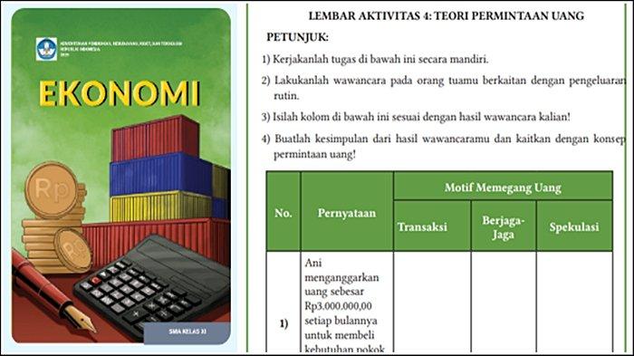 Jawaban Ekonomi Kelas 11 Halaman 121 Kurikulum Merdeka, Lembar Aktivitas 4: Teori Permintaan ...