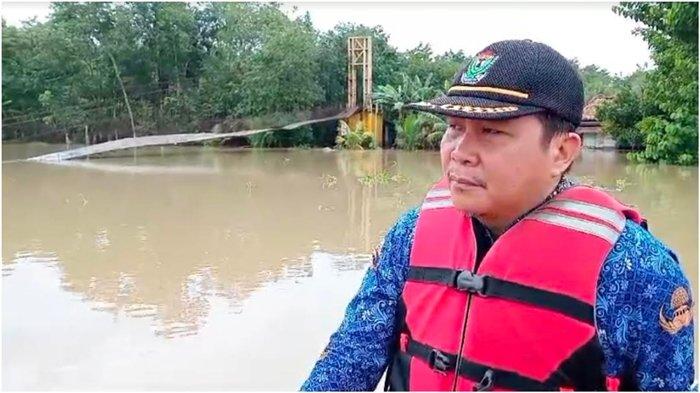 Jembatan Gantung di Sungai Lematang Putus, Warga Harus Memutar Jalan, Jarak Tempuh Lebih Jauh ...