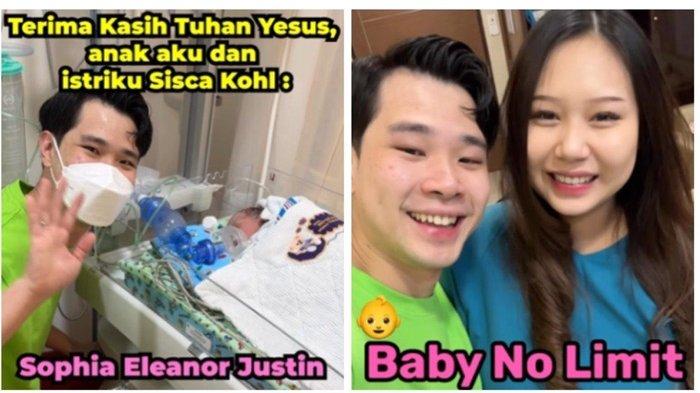 Diberi Nama Sophia Eleanor Justin, Anak Pertama Jess No Limit dan Sisca Kohl Baru Lahir Punya IG ...