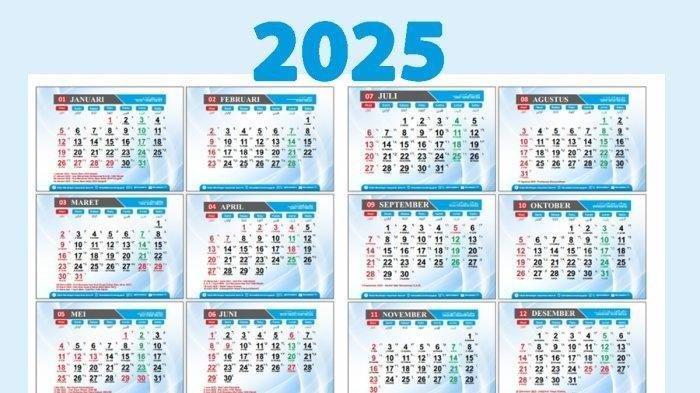 Kalender 2025 Indonesia, Beserta Daftar Hari Libur Nasional dan Jadwal Puasa Ramadhan 1446H/2025 ...