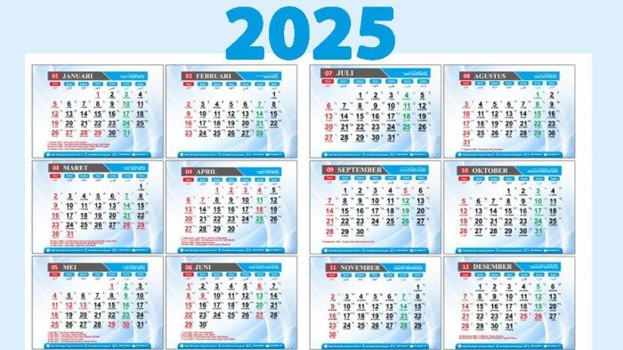 Kalender 2025 Lengkap Daftar Hari Libur Nasional dan Cuti Bersama 2025 Beserta Jadwal Long ...