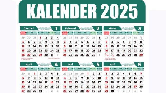 Kalender 2025 Lengkap Libur Nasional dan Cuti Bersama Bulan Januari ...