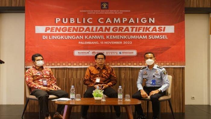 Cegah Mal Administrasi dan Gratifikasi, Kemenkumham Sumsel Gelar Pengendalian Gratifikasi ...