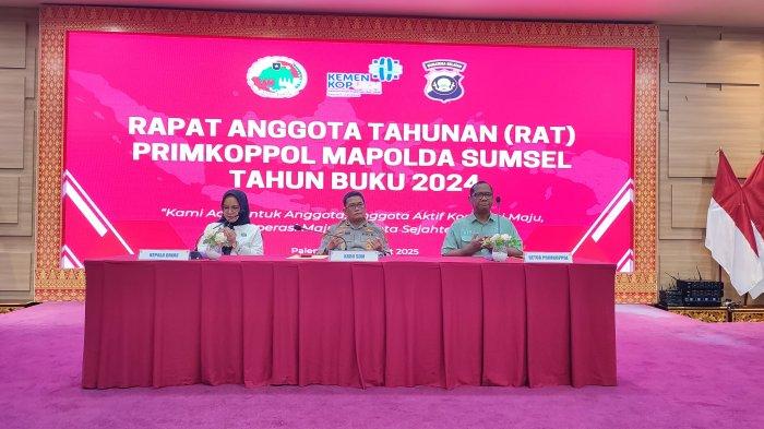 Kapolda Sumsel Buka Rapat Anggota Tahunan 2025 Untuk Tahun Buku 2024 ...