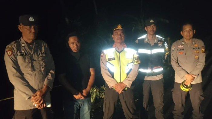 2 Titik Jalan Ambles di Kandis Ogan Ilir, Polisi Imbau Masyarakat Tak Konvoi Malam Tahun Baru ...