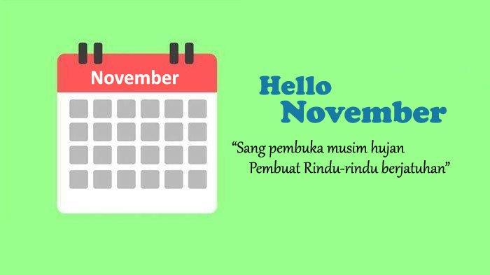 40 Kata-kata Ucapan Selamat Datang November yang Aesthetic dan Kekinian ...