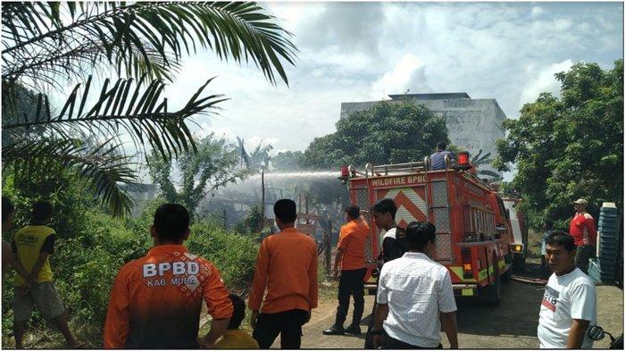 Kebakaran di Musi Banyuasin, Satu Rumah Panggung Semi Permanen di Sekayu Terbakar - Tribunsumsel.com
