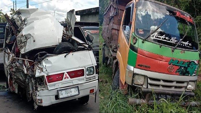 Kecelakaan Maut di Lubuk Batang OKU, Minibus L300 vs Dump Truk, 3 Tewas dan 5 Luka-Luka ...