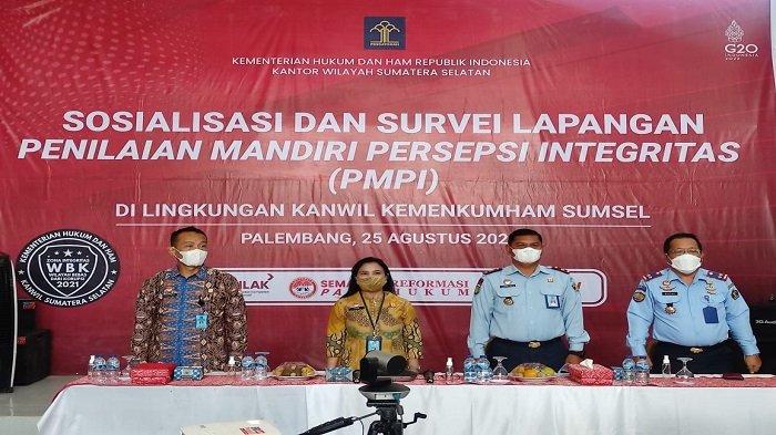 Kemenkumham Sumsel Lakukan Sosialisasi Survei Lapangan PMPI - Tribunsumsel.com