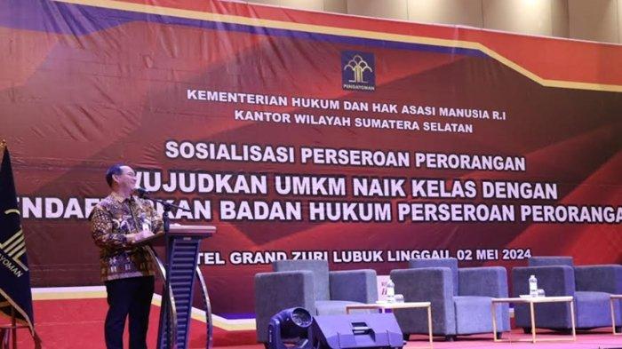 Kemenkumham Sumsel Sosialisasikan Perseroan Perorangan ke Pelaku Usaha Lubuklinggau ...