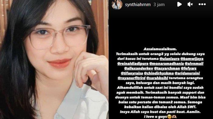 Klarifikasi Synthia Harnum, Wanita Dianiaya Mantan Pacarnya yang Polisi di Bandung, Merasa ...