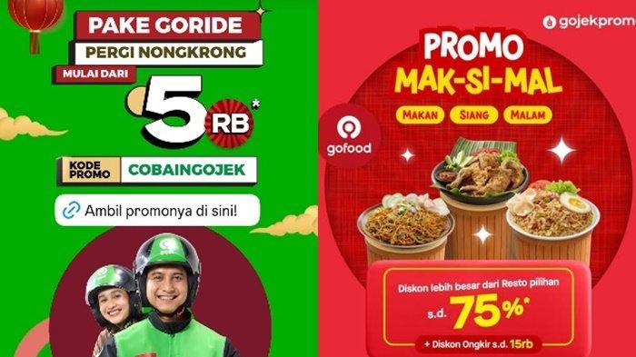 14 Kode Promo Gojek Hari ini Senin 21 April 2025, Diskon Goride Rp5 Ribu, Diskon Gofood 75 ...
