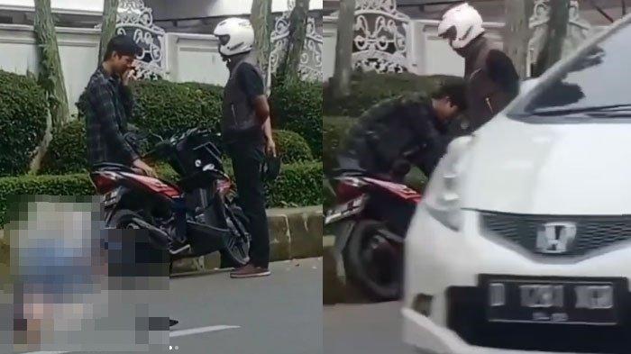 Kronologi Pemotor Dihajar hingga Kejang di Cimahi, Berawal dari Senggolan Motor, Langsung ...