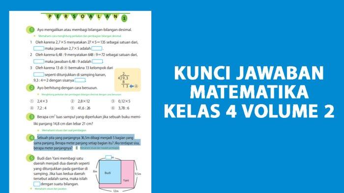 Kunci Jawaban Matematika Kelas 4 Vol 2 Halaman 71 Kurikulum Merdeka, Persoalan 1 - Halaman all ...