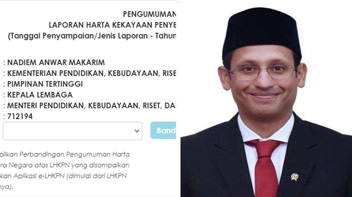 LHKPN Nadiem Makarim Jadi Sorotan, Hartanya Naik Rp 3,6 Triliun Dalam Setahun, Berikut ...