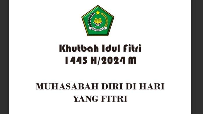 LINK PDF Teks Khutbah Idul Fitri 1445/2024 Singkat dari Kemenag dan Panduan Ibadah Idul Fitri ...