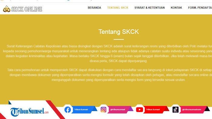 LINK https://skck.polri.go.id Untuk Membuat SKCK Baru Secara Online, Cek Persyaratannya ...