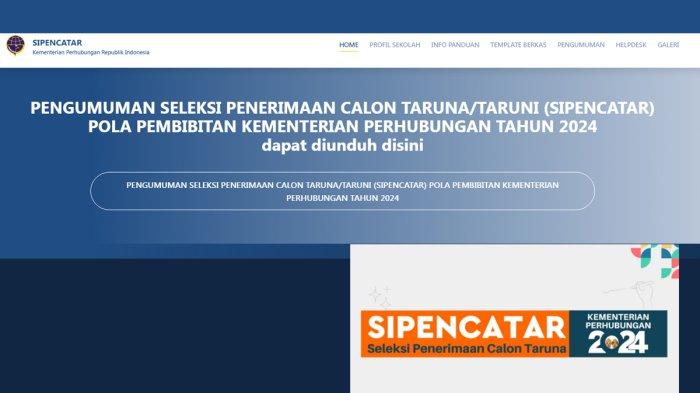 LINK sipencatar.dephub.go.id Formasi, Syarat dan Cara Pendaftaran Sekolah Kedinasan Kemenhub ...