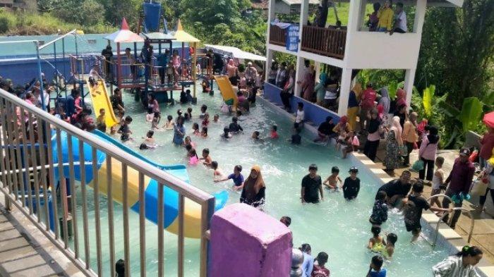 Libur Lebaran Idul Fitri 1445 H, Lestari Swimming Pool Martapura OKUT ...