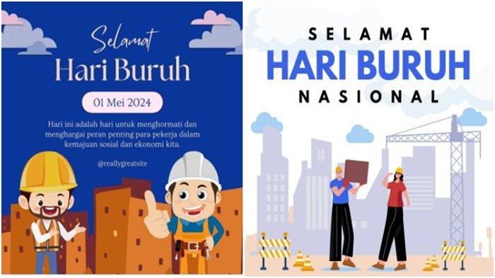18 Link Poster Hari Buruh 2024 Desain Menarik, Download Gratis, Ide Tema Perayaan May Day 2024 ...