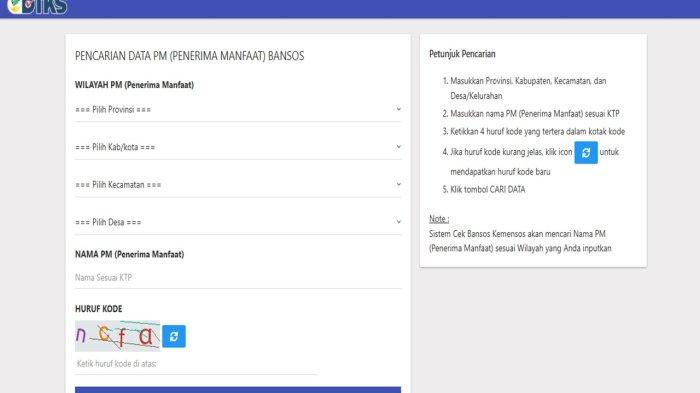LINK dan Cara Cek Bansos Kemensos Desember 2024, BPNT dan PKH , Bisa Lewat HP - Tribunsumsel.com