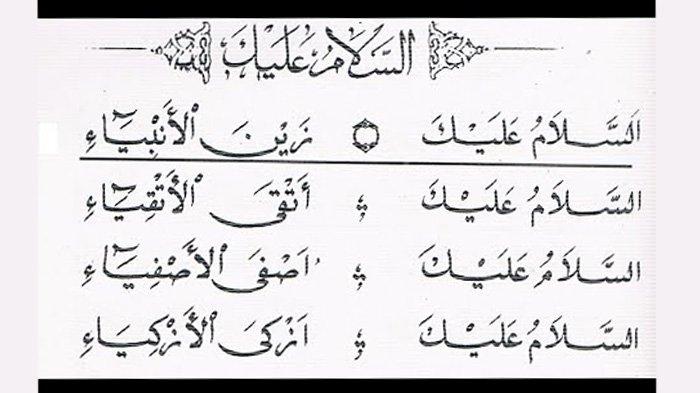Lirik Assalamualaik Zainal Anbiya: Arab, Latin dan Artinya ...
