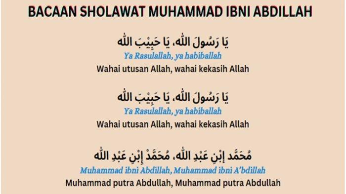 Lirik Ya Rasulullah Ya Habiballah Latin, Bacaan Sholawat Muhammad Ibni Abdillah, Arab dan ...