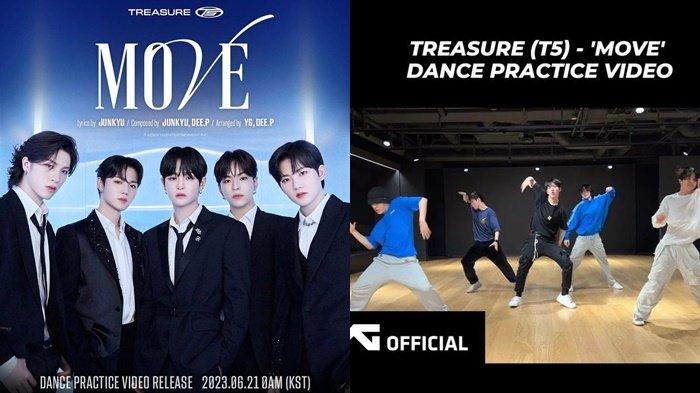 Lirik dan Terjemahan Lagu Move - T5, Lagu Debut Sub Unit Boy Grup TREASURE - Tribunsumsel.com