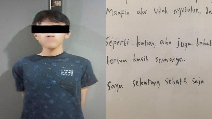 Isi Curhatan MAS Anak Bunuh Ayah dan Nenek Kirim Surat ke Ibunya di Rumah Sakit: Maaf Aku ...