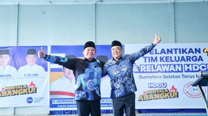 Maju Pilgub Sumsel 2024, Herman Deru-Cik Ujang Siap Lanjutkan Program Berkat 'Berobat Pakai KTP ...