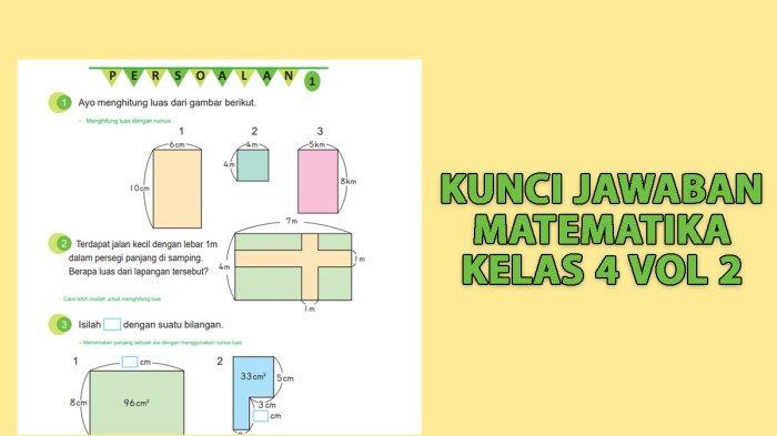 Kunci Jawaban Matematika Kelas 4 Volume 2 Halaman 32 Kurikulum Merdeka, Persoalan 1 - Halaman 1 ...