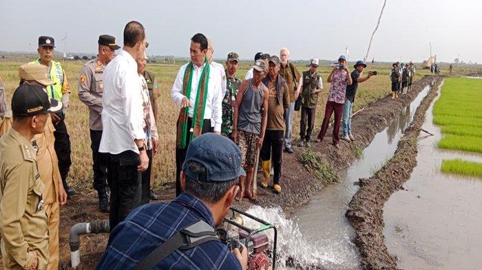 Mentan Kunjungi Lahan Kering Desa Tanjung Beringin OKI, Janjikan Bangun ...
