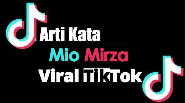 Mio Mirza Adalah Apa? Kosa Kata Viral dan Populer di TikTok, Ternyata ...