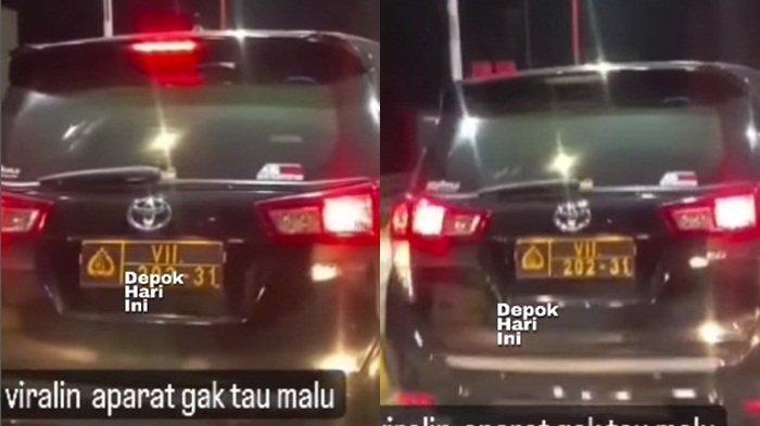 Viral Pengendara Mobil Pelat Polisi Ngamuk Enggan Bayar di Ruas Tol Desari, Polisi Turun Tangan ...