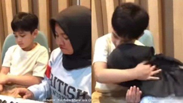 Momen Rafathar Main Piano Bareng Mbak Lala, Peluk Erat Rafathar Disorot ...