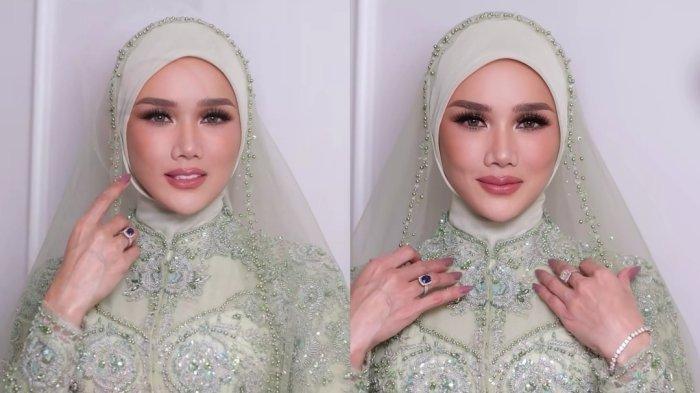 Tak hanya Maia Estianty, Mulan Jameela Pula Pakai Cincin Blue Sapphire saat Akad Nikah Al ...