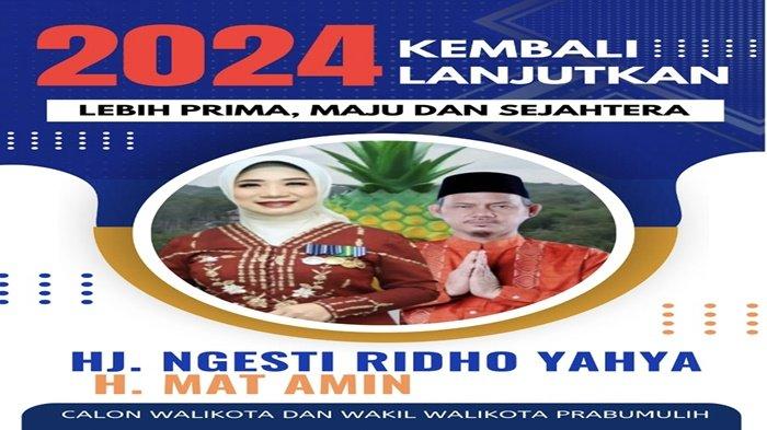 Ngesti Ridho Yahya-Mat Amin Maju Pilkada Prabumulih 2024, Lanjutkan Prabumulih Prima Berkualitas ...
