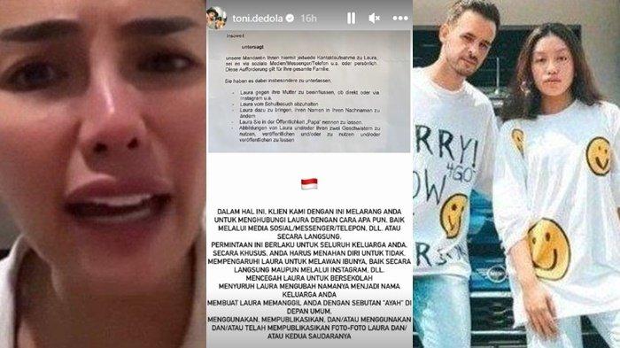 Nikita Mirzani Beri Surat Peringatan ke Antonio Dedola Larang Hubungi Lolly: Laura Masih 16 ...