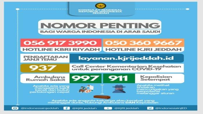 Nomor Telepon Penting untuk Jemaah Haji yang Bisa Diakses Langsung di Arab Saudi, Catat dan ...