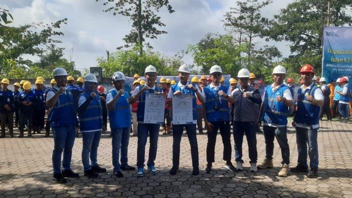 PLN UP3 Ogan Ilir Gelar Inspection Day Bulan K3 Nasional, Prioritaskan Keselamatan Petugas ...
