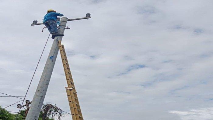 PLN ULP Muara Enim Himbau Masyarakat Waspada Bahaya Listrik di Musim Hujan - Tribunsumsel.com