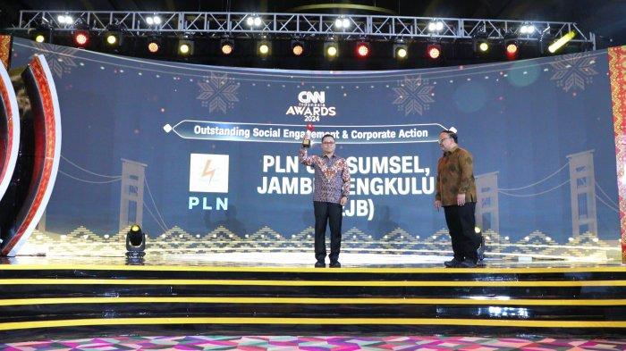 PLN UID S2JB Raih Outstanding Social Engagement & Corporate Action di Ajang CNN Awards ...