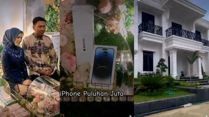 Penampakan Mahar Fitra Yudi ke Gadis Anak Petani, Uang Rp1 M, Rumah Mewah hingga iPhone Baru ...
