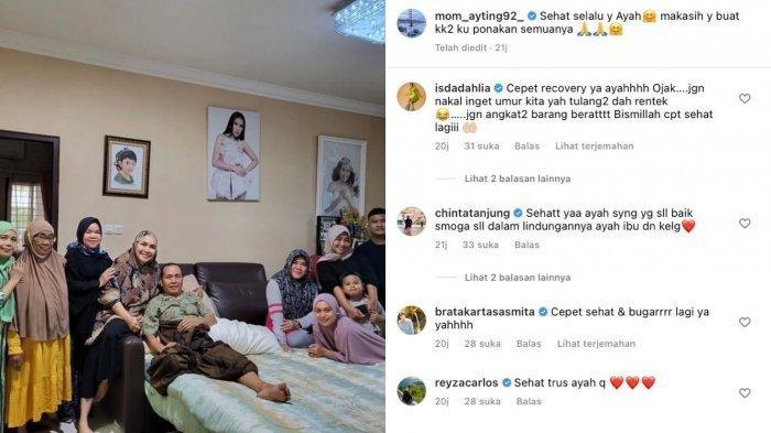 Ayah Ozak Baru Selesai Operasi Hernia, Iis Dahlia Beri Sentilan Ayah ...