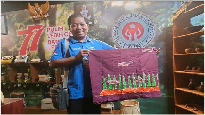 Penamppilan Batik Motif Kambang Toman, Hak Cipta Resmi Tercatat Milik ...
