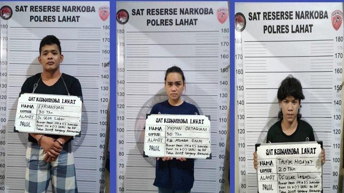 Penangkapan Narkoba di Lahat Awal 2023, Dua Lelaki dan Satu Perempuan Diamankan - Tribunsumsel.com