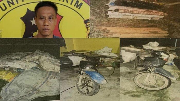 Kawanan Pencuri Besi Pertamina di Muara Enim Diringkus Polsek Rambang Dangku, Kepergok Potong ...