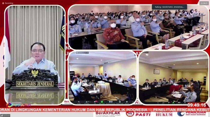 Kakanwil Kemenkumham Sumsel Hadiri Pembukaan Penelitian RKBMN Tahun 2024 - Tribunsumsel.com