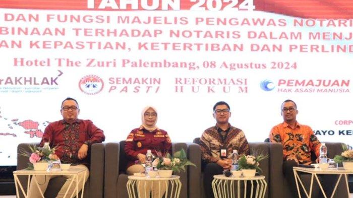 Pengawasan dan Pembinaan Notaris, Kemenkumham Sumsel Gelar Rakor Majelis Pengawas Notaris 2024 ...